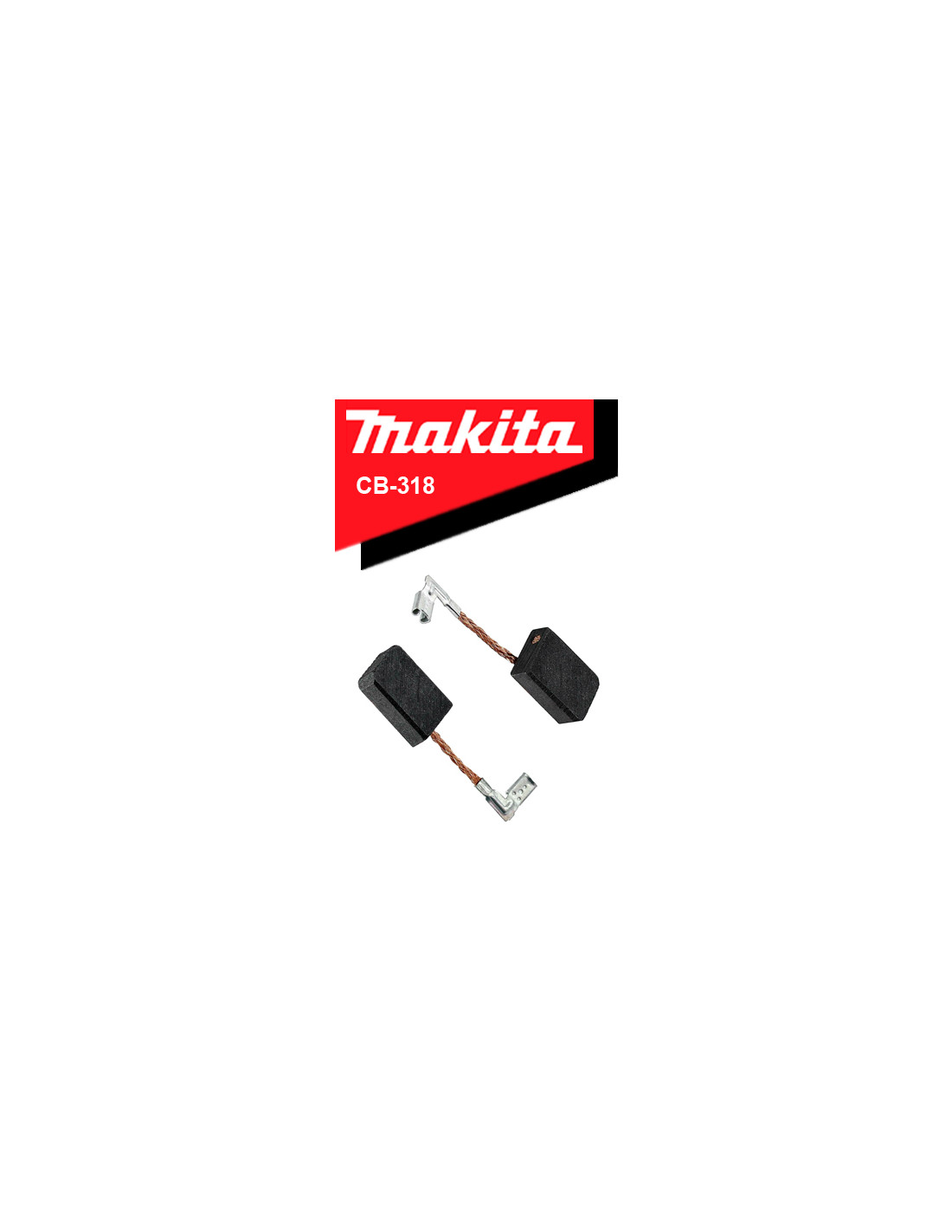 Süsinikharjad Makita CB-318 art 191978-9